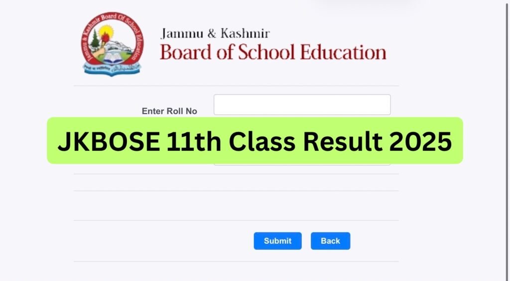 JKBOSE 11th Class Result 2025-26 – Check Result, Date, Link & Steps to ...
